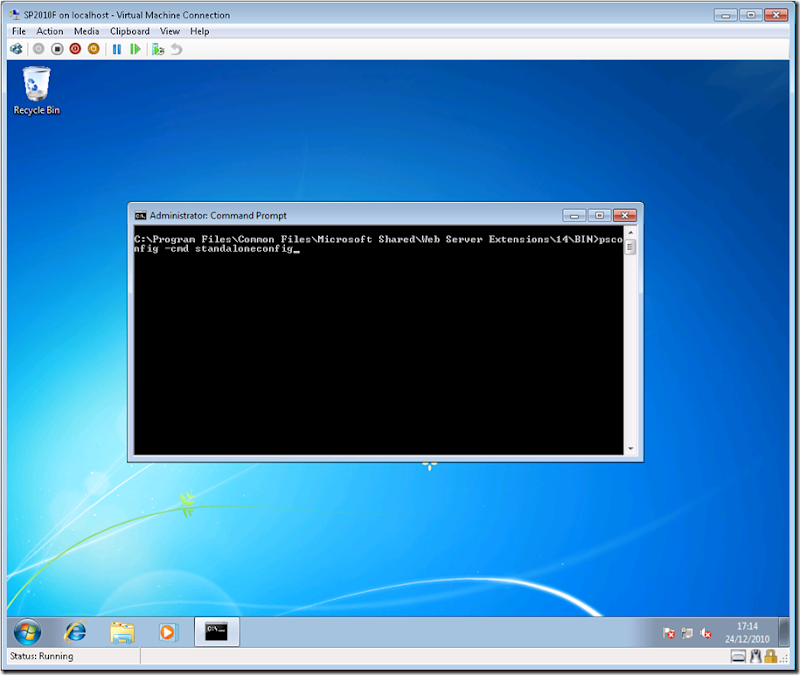 Content Master Technology Blog: Installing SharePoint 2010 on Windows 7
